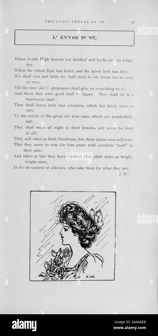 The 1907 South High Yearbook documents student life, faculty, athletics ...