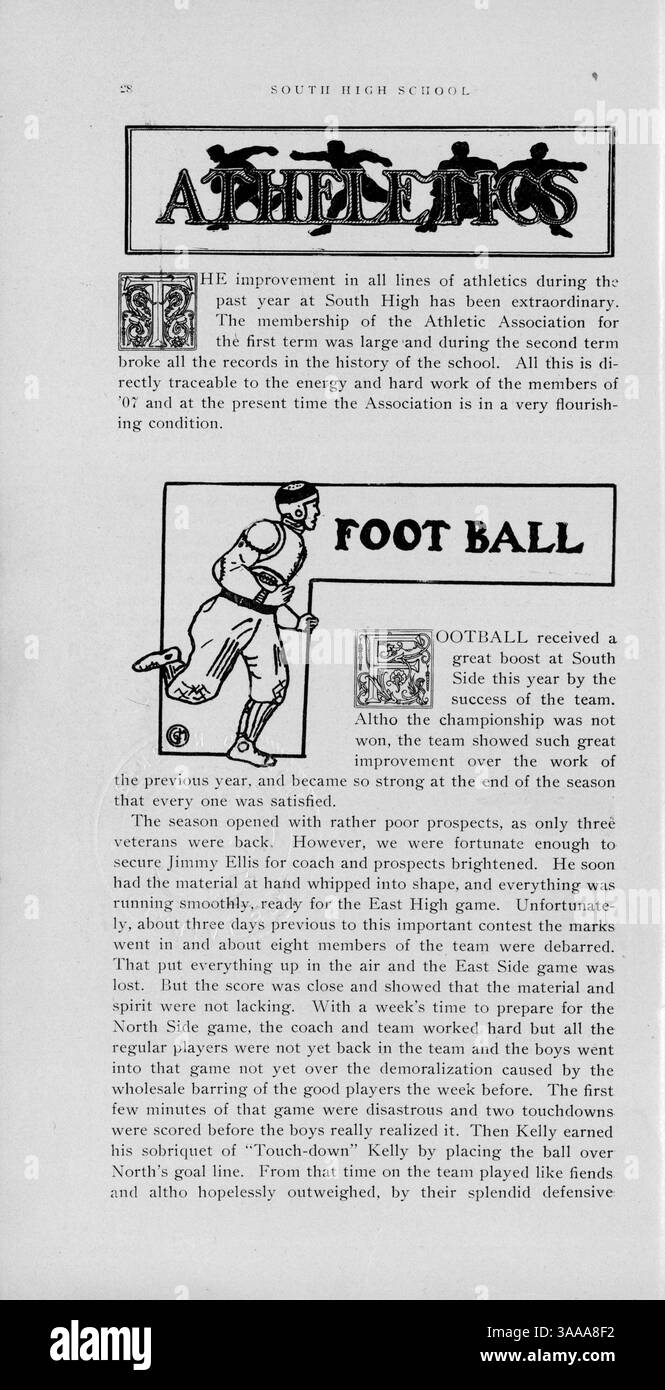 The 1907 South High Yearbook highlights student and teacher life ...