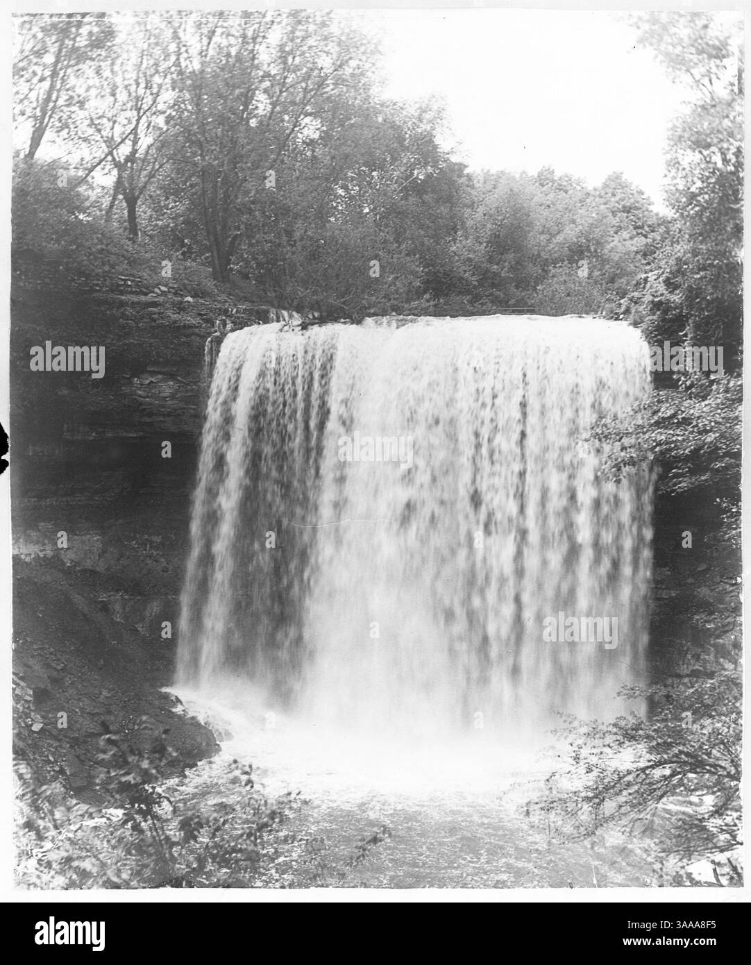 Minnehaha Falls is a popular natural landmark in Minneapolis, known for ...