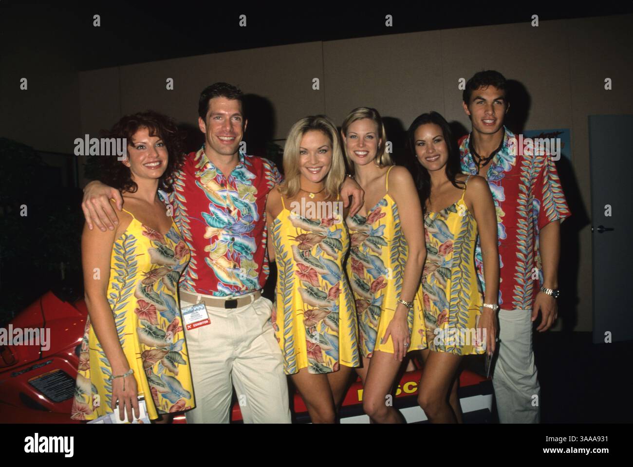 Jan 25, 2000; Los Angeles, CA, USA; Baywatch Hawaii castmembers Stock ...