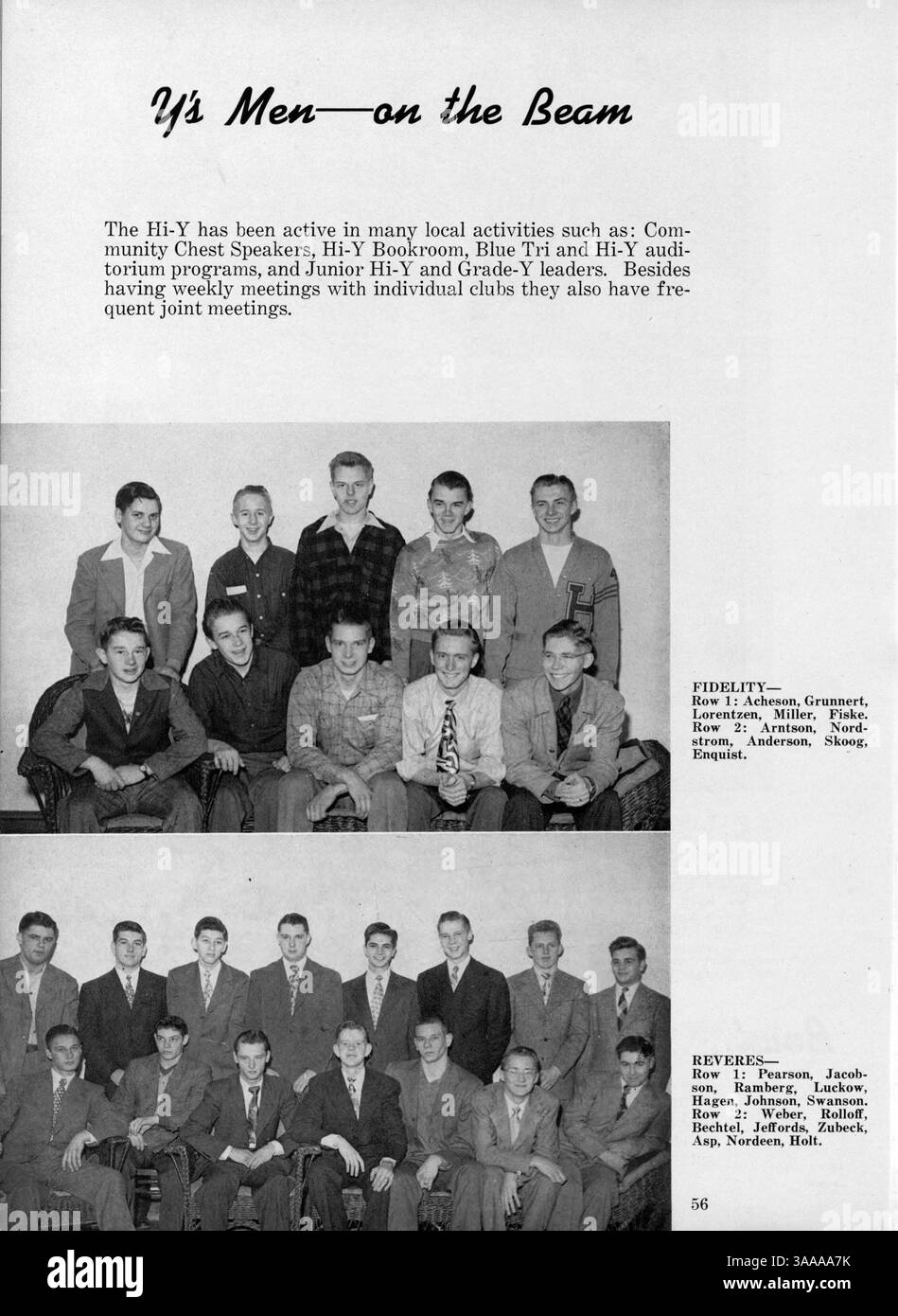 The 1946 Orator yearbook captures highlights from the 1945-1946 school ...