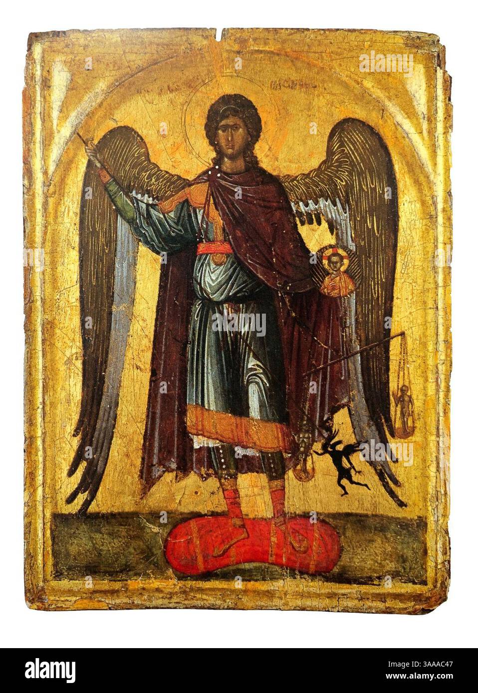 Icona di San Michele Arcangelo Stock Photo - Alamy