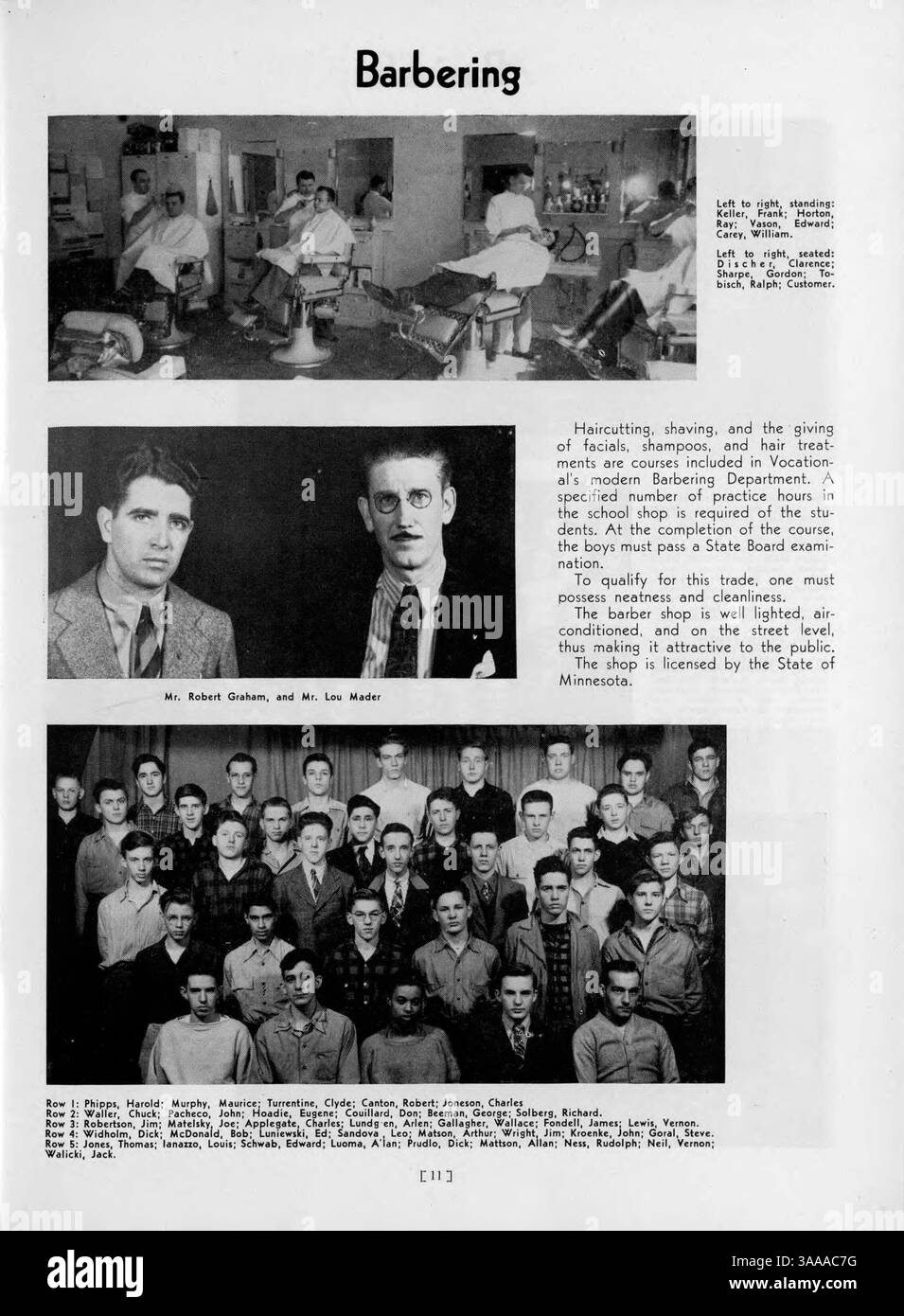 The 1946 'Tradewind' vocational yearbook from the 1945-1946 school year ...