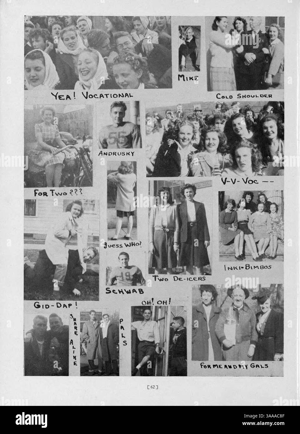 This 1946 high school yearbook provides a snapshot of the students ...