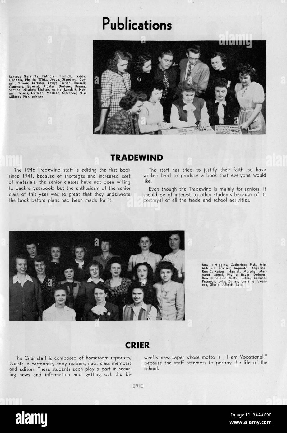 This high school annual documents the students, teachers, clubs ...