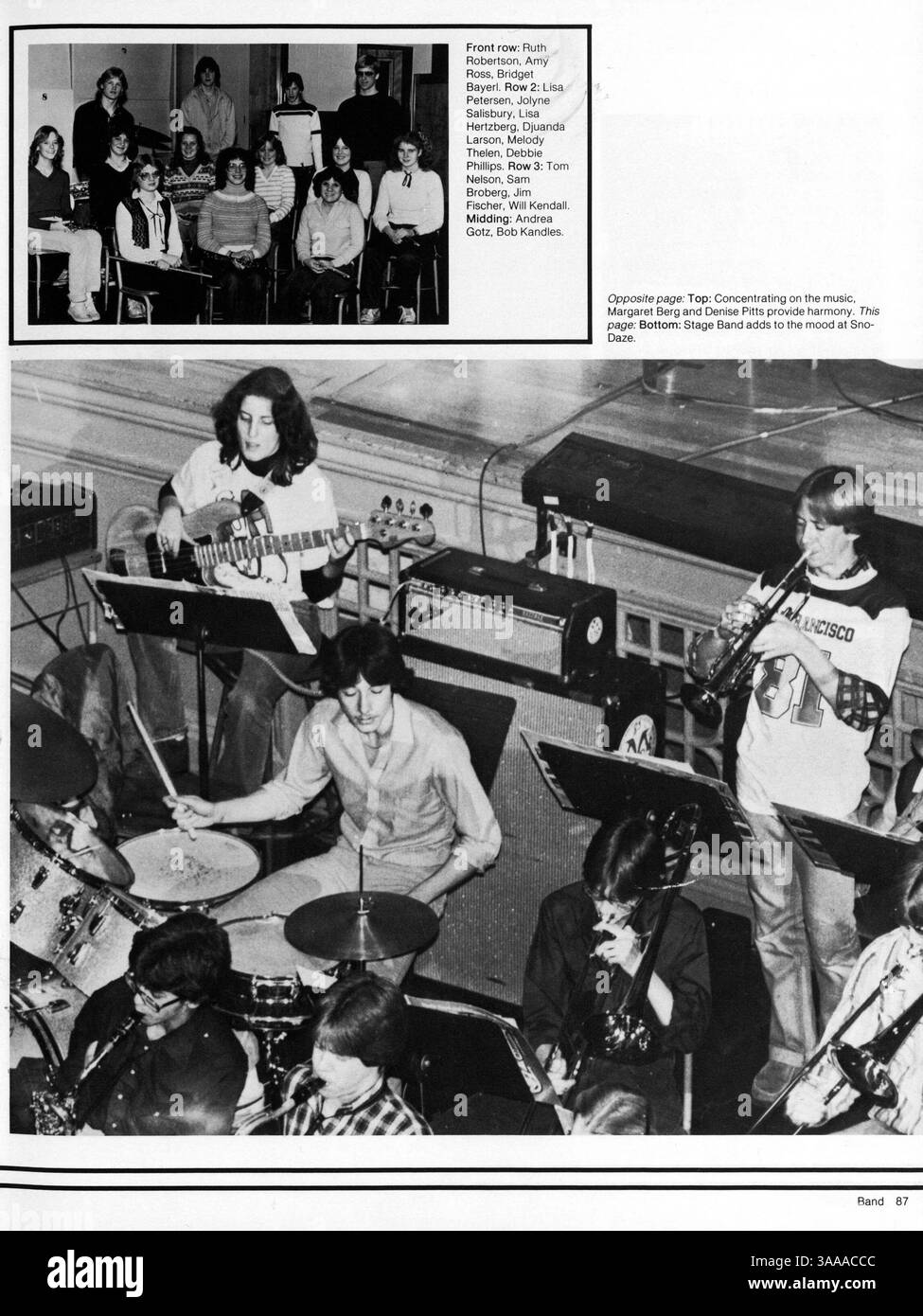 This 1981 Sagamore Yearbook at Roosevelt High School documents ...