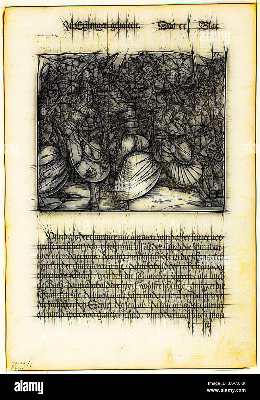 Chaotic medieval battle scene unfolds hi-res stock photography and ...