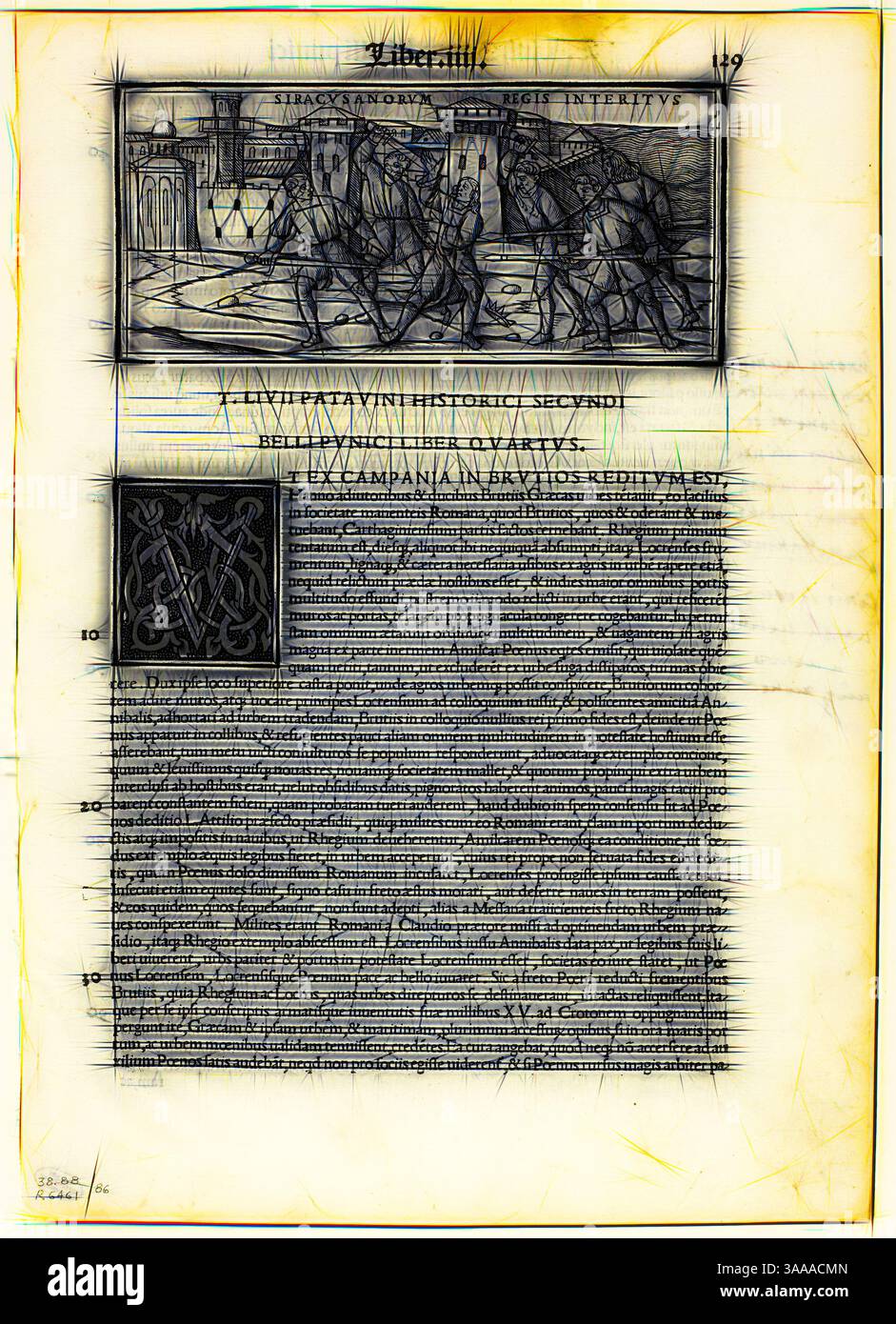 An intricate page featuring elaborate engravings and ornate text ...