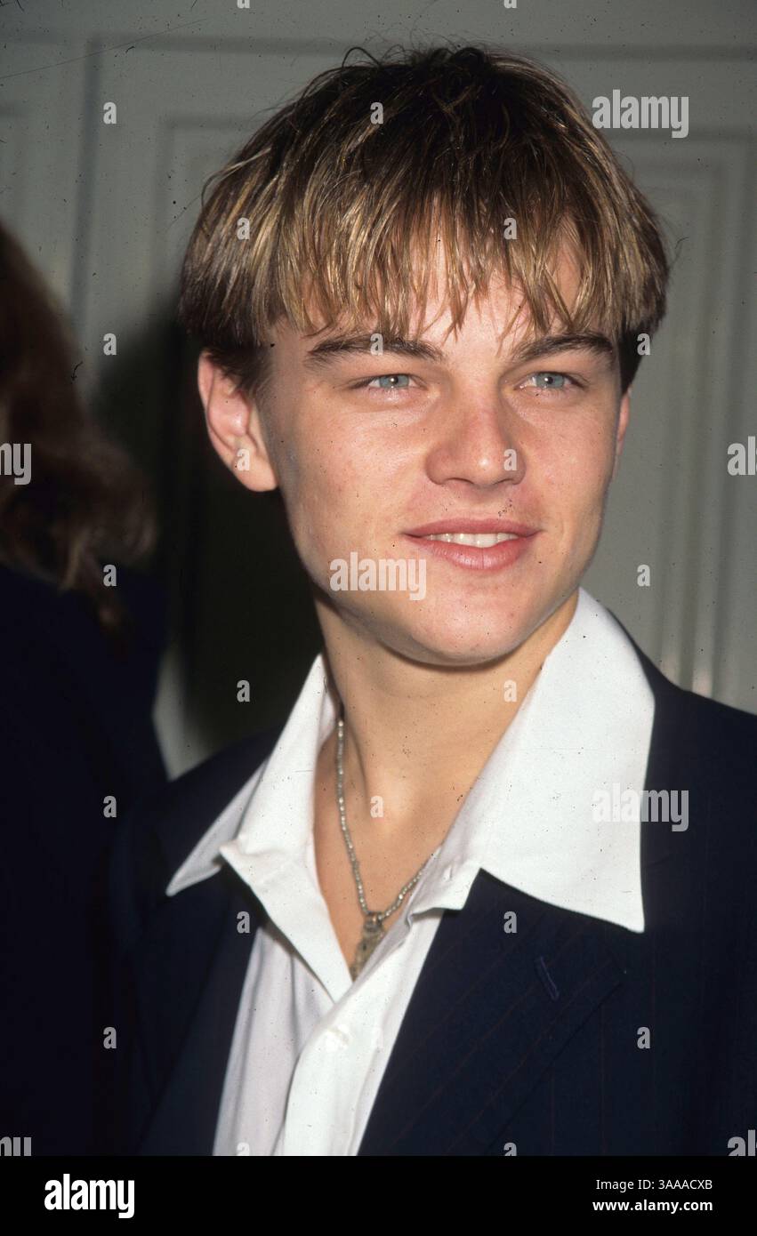 Apr 19, 1995; Hollywood, CA, USA; Actor LEONARDO DICAPRIO (born ...
