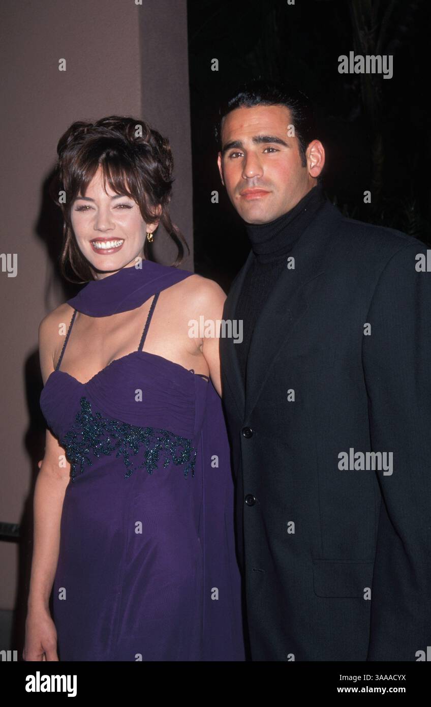 Nov 09, 1996; Los Angeles, CA, USA; Actress KRISTA ALLEN (with husband ...