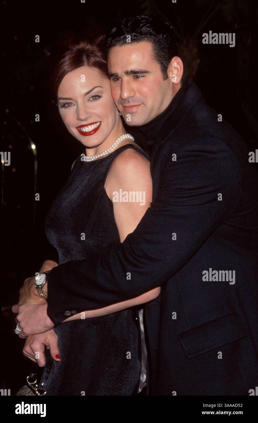Nov 07, 1998; Los Angeles, CA, USA; Actress KRISTA ALLEN, with husband ...