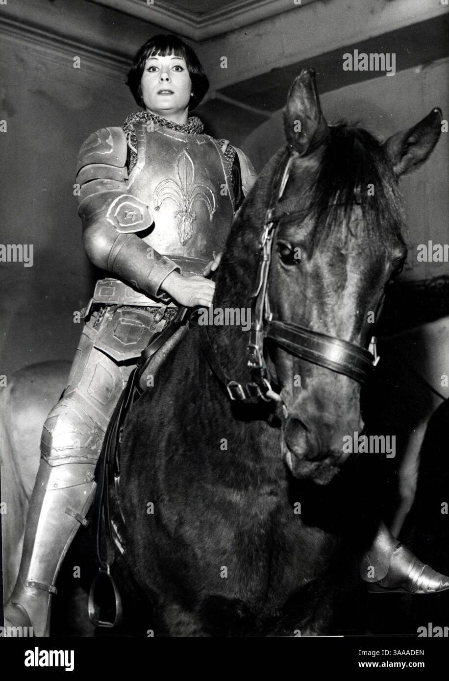Feb 27, 2005; Paris, FRANCE; Singer COLETTE RENARD as Joan of Ark at ...