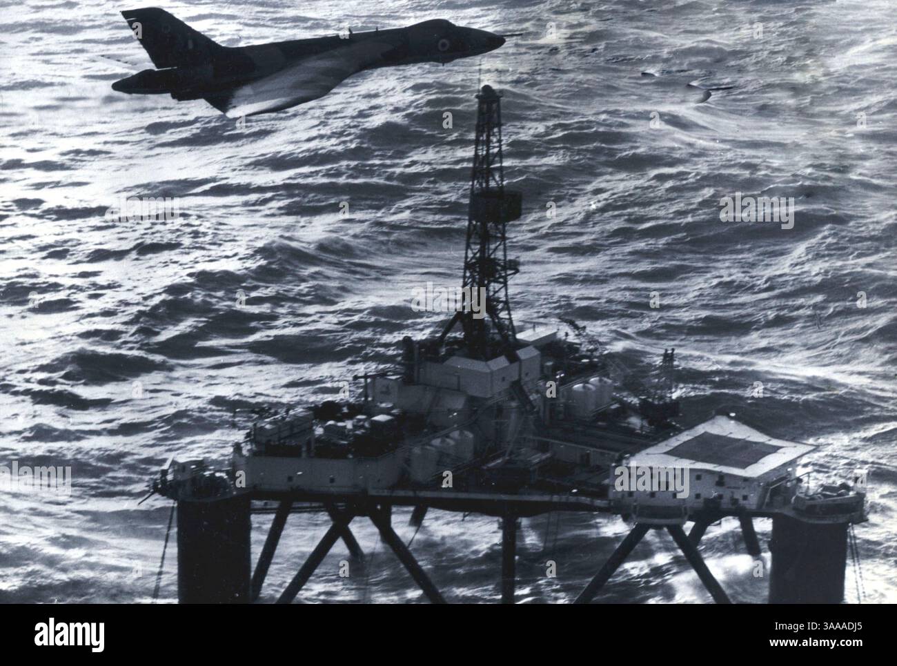 Feb 13, 1975; North Sea; A Vulcan from NO.44 Squadron, RAF Waddington ...