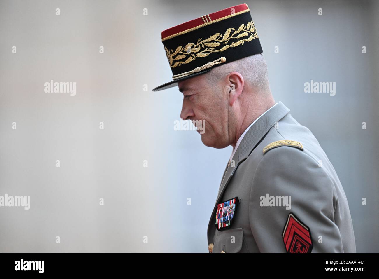 Paris, France. 31st Mar, 2025. Chief of Staff of the French Armed ...
