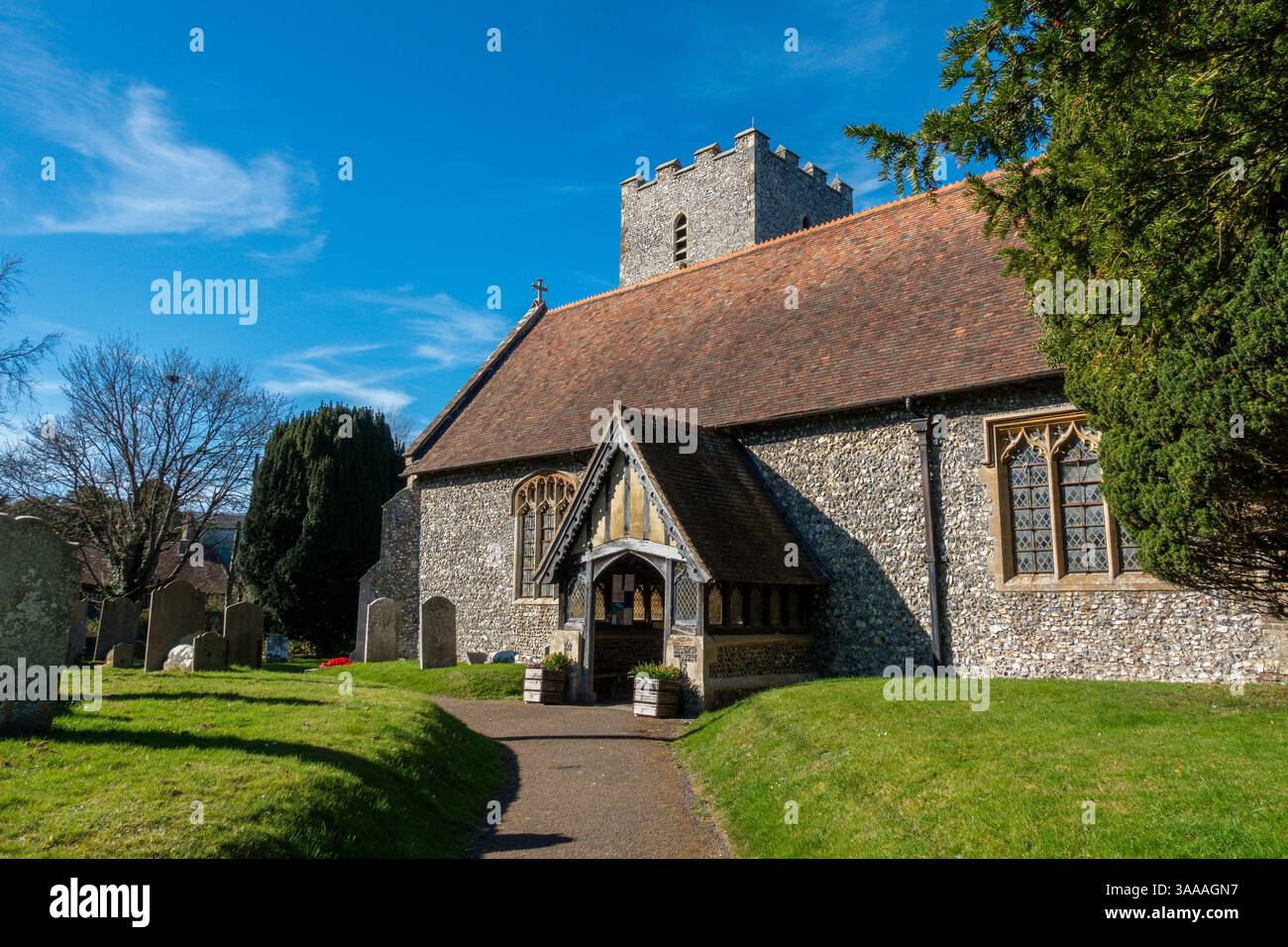 St Mary the Virgin,Church,Nonington,Kent,England Stock Photo - Alamy