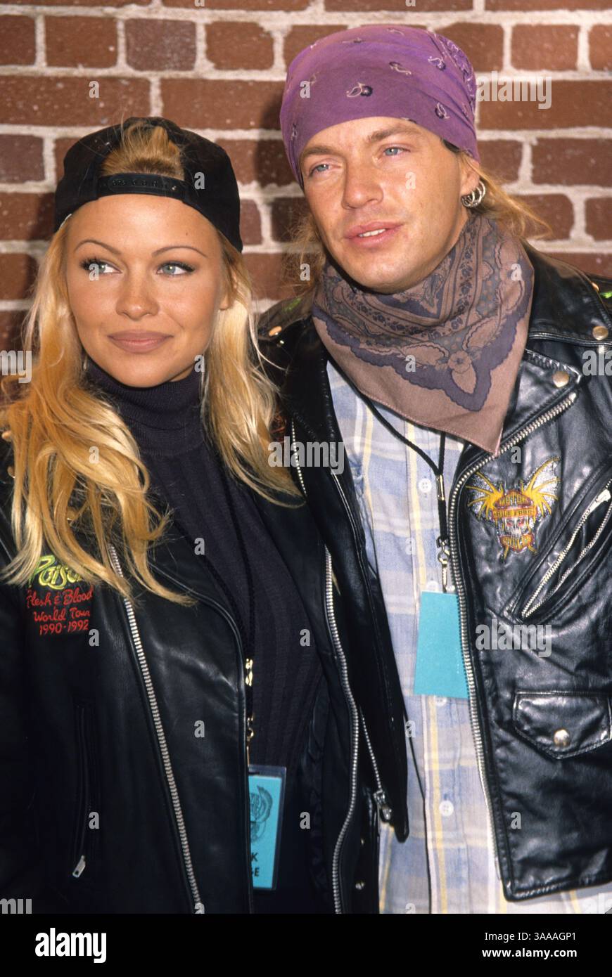 Nov 13, 1994; Los Angeles, CA, USA; Actress PAMELA ANDERSON and ...