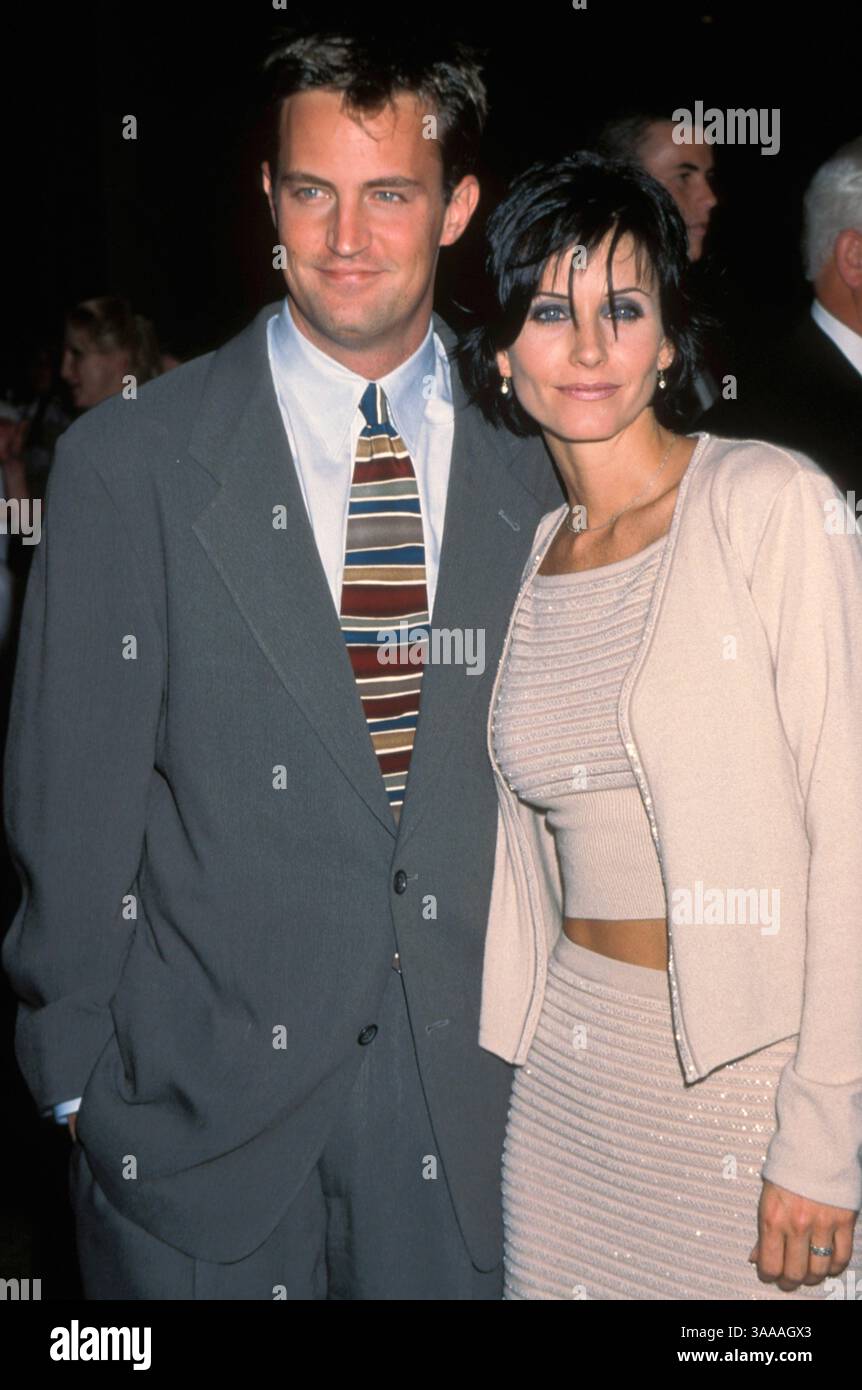Sep 22, 1997; Beverly Hills, CA, USA; Actress COURTENEY COX and actor ...