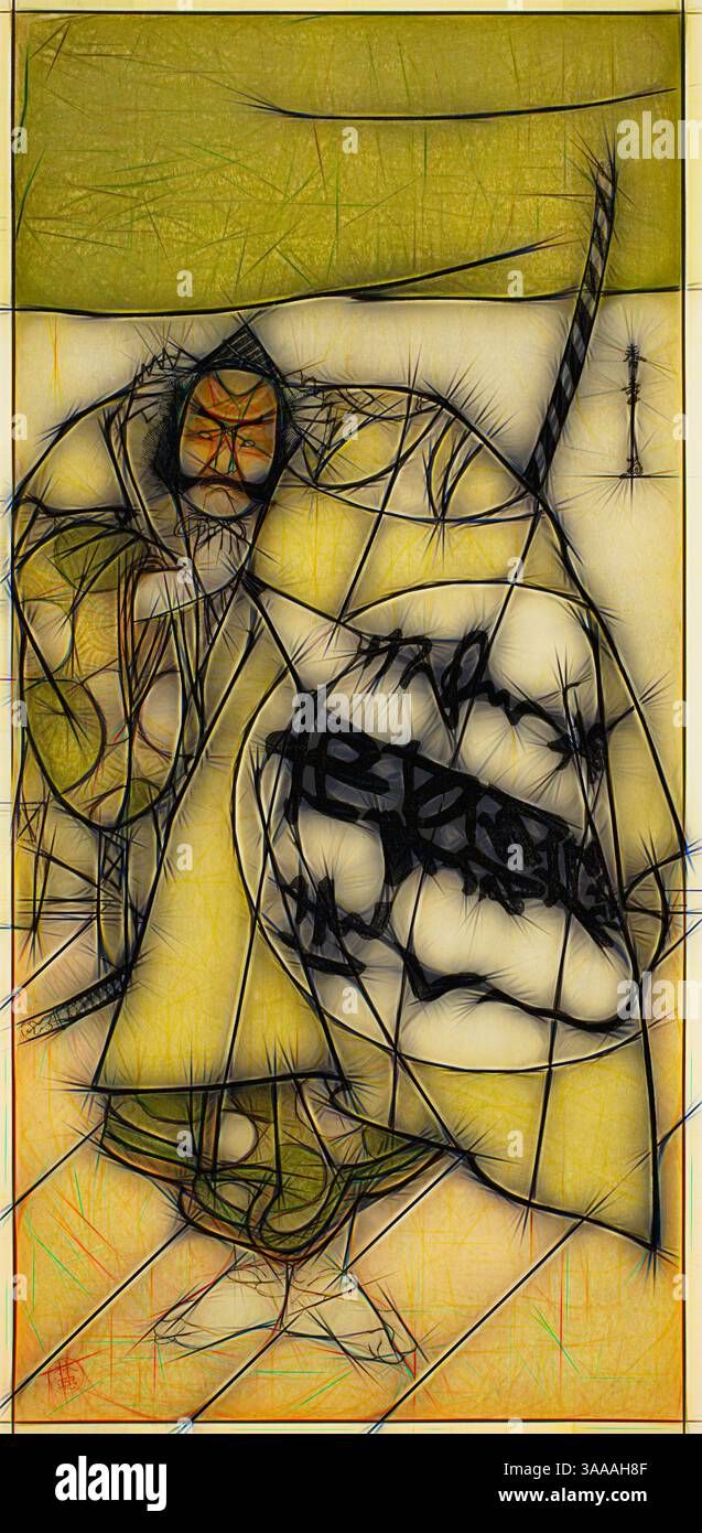 Distorted figure in traditional attire hi-res stock photography and ...