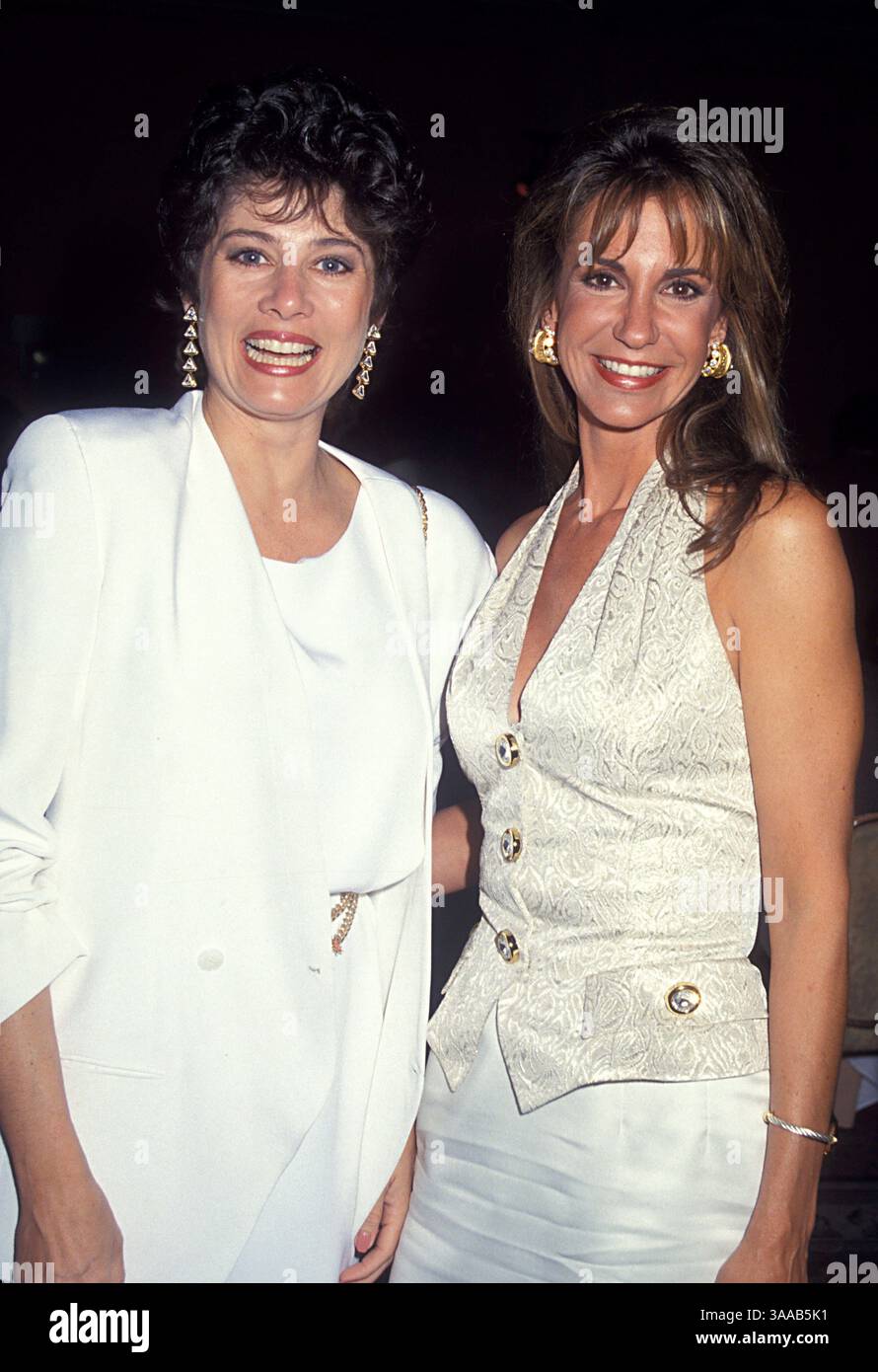 Mar 26, 1993; Los Angeles, CA, USA; Actress DEBORAH ADAIR and actress ...