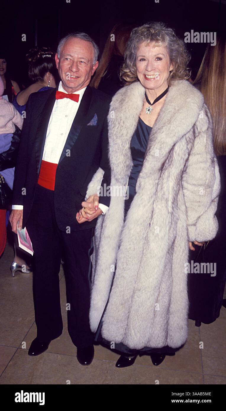 Feb 26, 1994; Beverly Hills, CA, USA; Actress MARILYN ALEX and date at ...