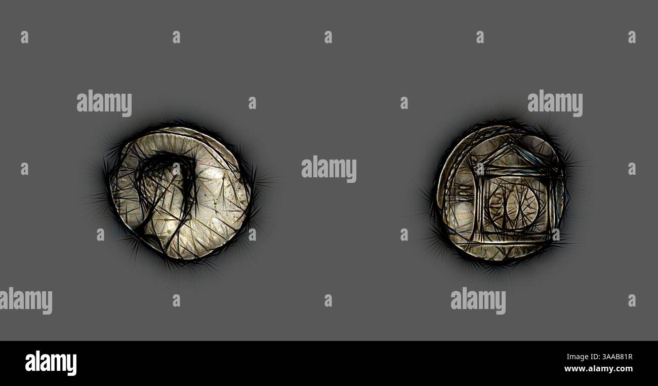 Featuring distinct symbols etched hi-res stock photography and images ...