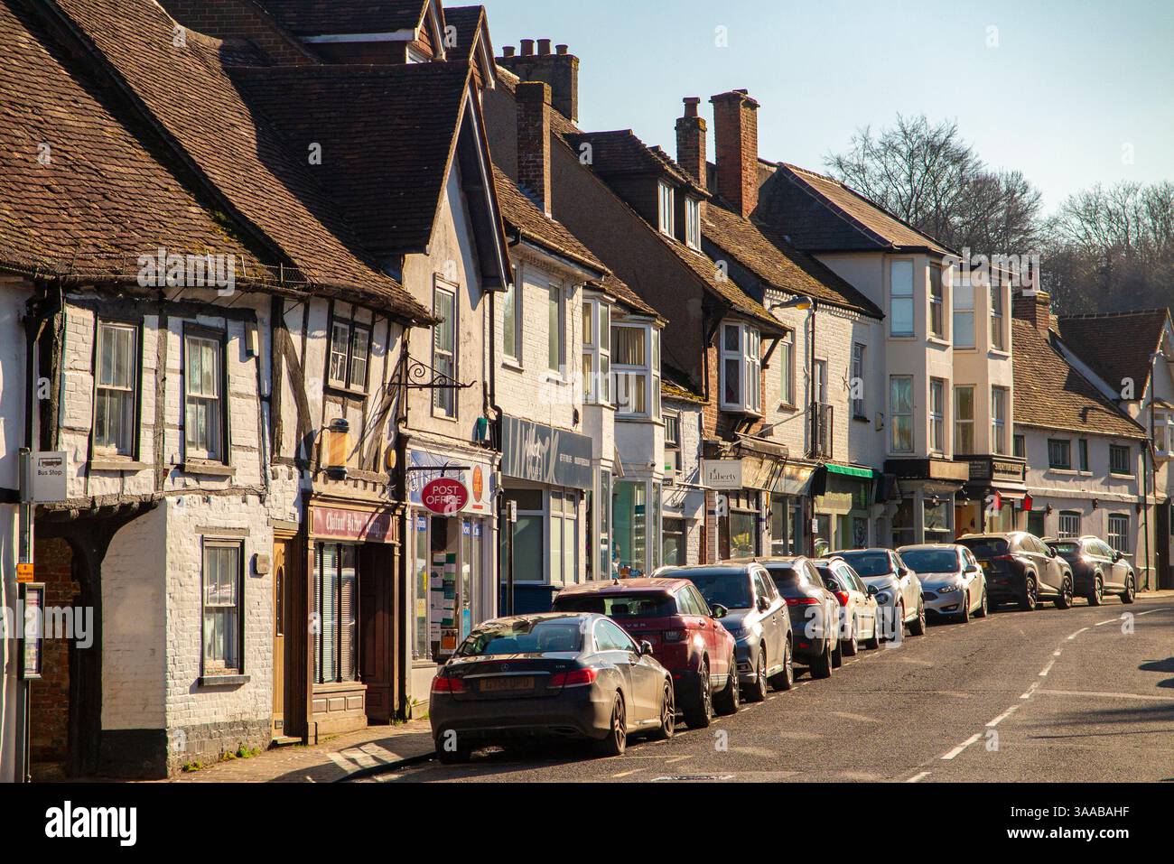 The village high street of Chalfont St Giles Stock Photo - Alamy