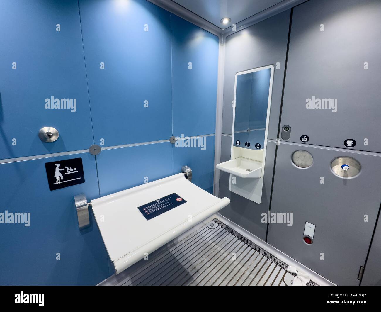 Innovative restroom design offers travelers a modern and spacious ...