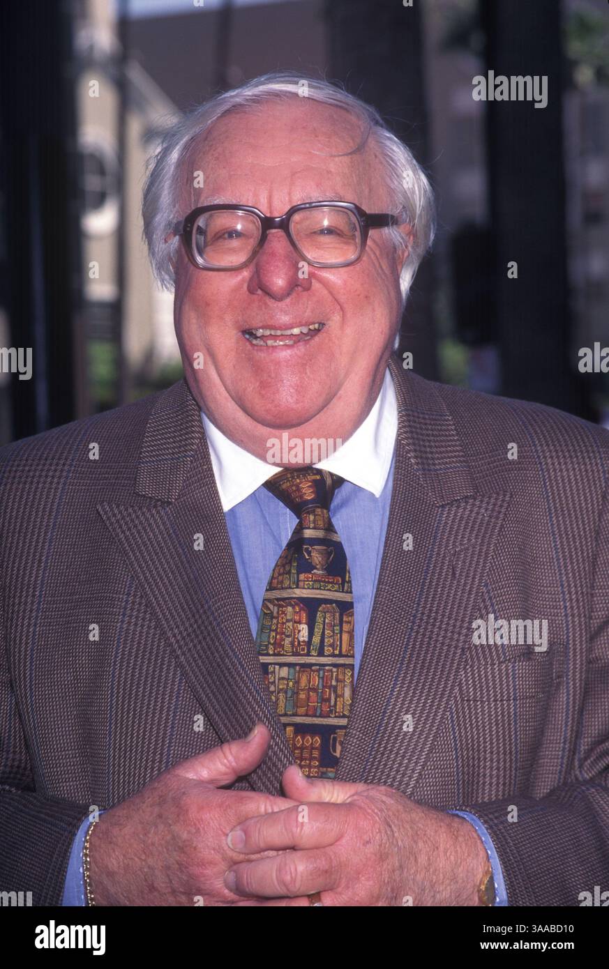 Apr 10, 1997; Los Angeles, CA, USA; RAY BRADBURY at the Hollywood Walk ...