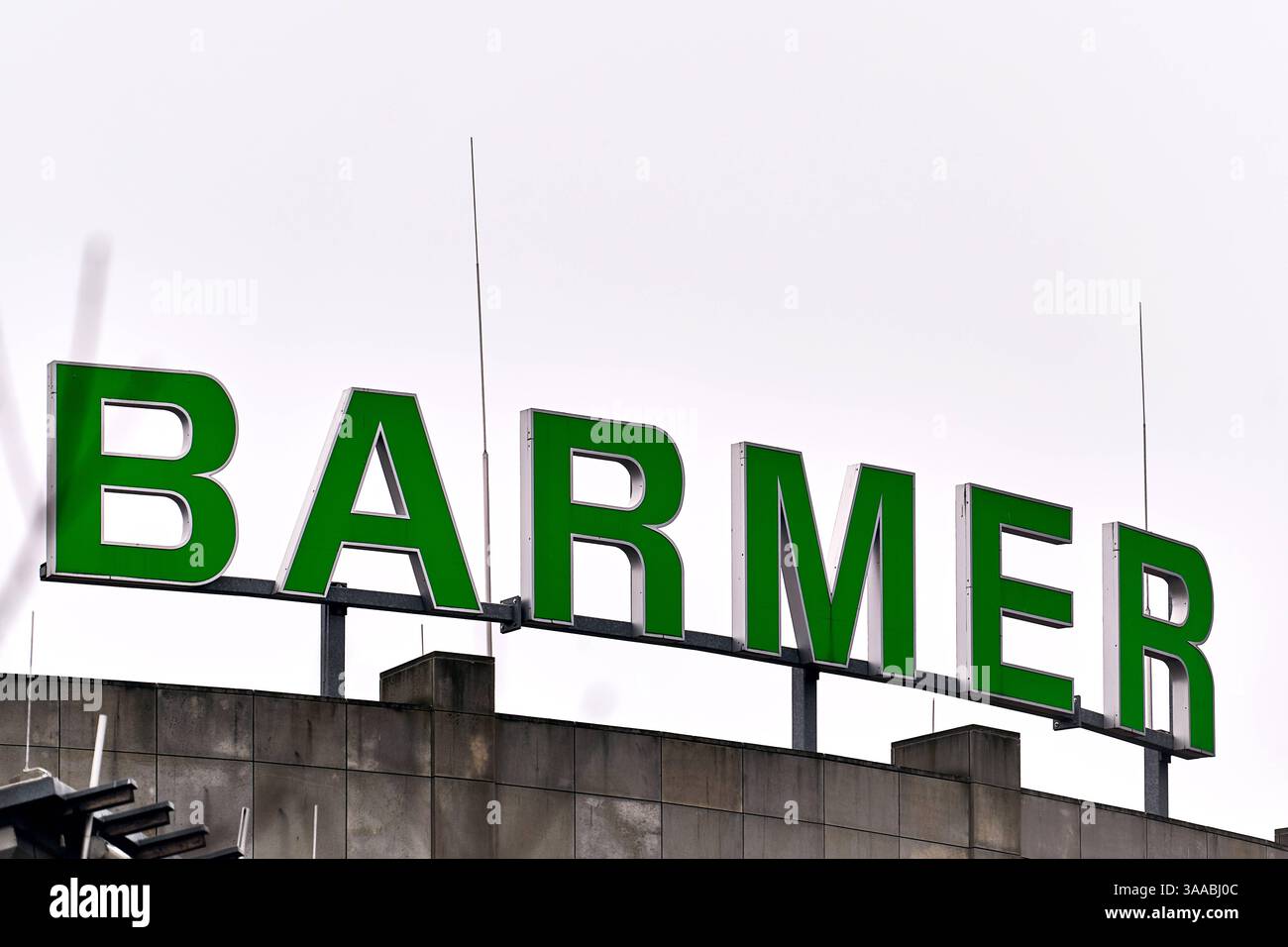 Berlin, Germany - March 27, 2025: BARMER health insurance sign on a ...