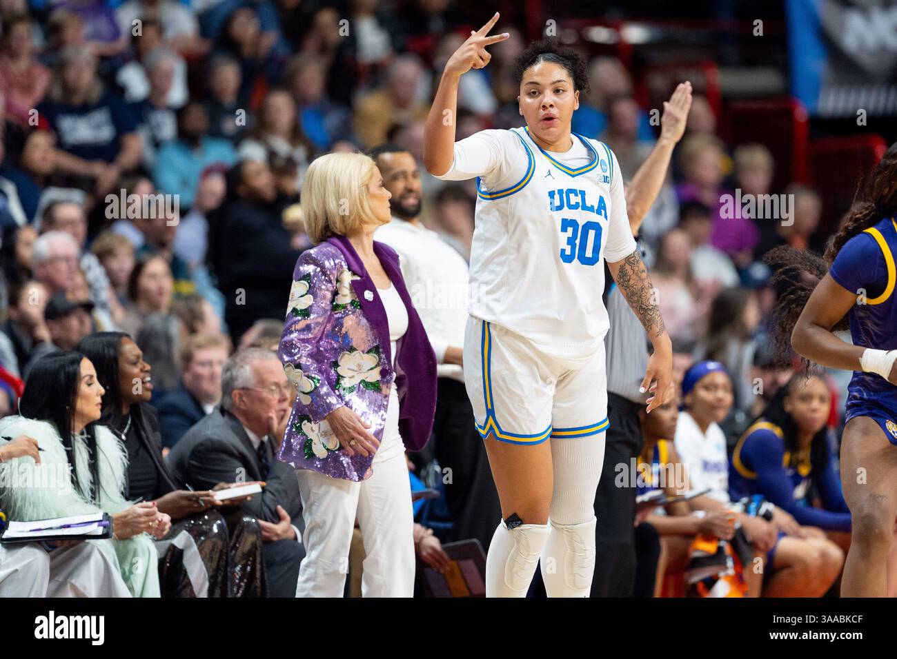 Spokane, United States. 30th Mar, 2025. UCLA Bruins forward Timea ...