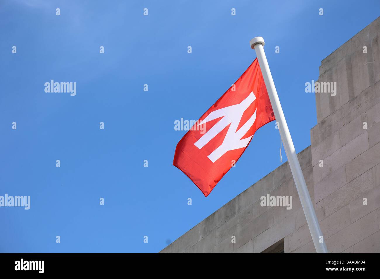 British Rail Flag at Richmond Station Stock Photo - Alamy