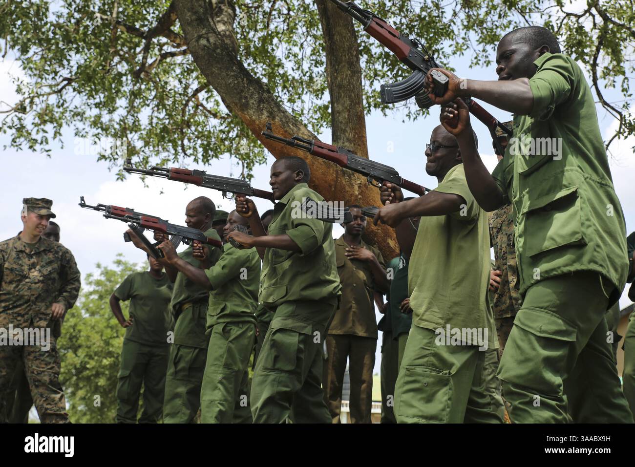 March 3, 2015 - Matambwe, Tanzania - A U.S. Marine with the Special ...