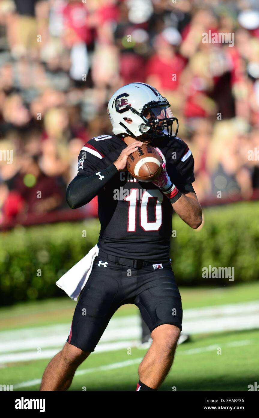 October 17 - Columbia, South Carolina, USA -..South Carolina QB Perry ...
