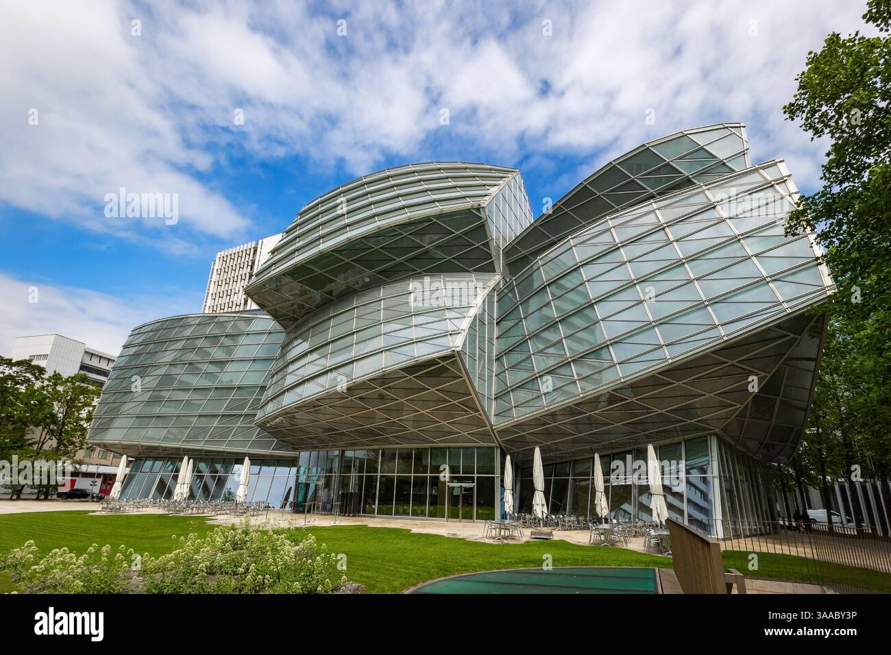 Basel, Switzerland - 04 June 2024: The Gehry Building of Novartis ...