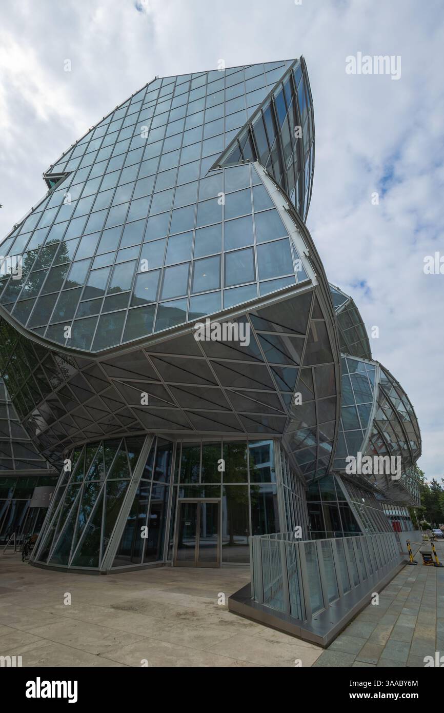 Basel, Switzerland - 04 June 2024: The Gehry Building of Novartis ...
