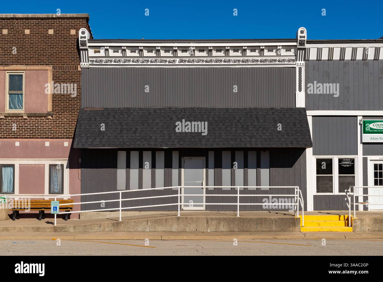 Atlanta, Illinois - United States - March 22nd, 2025: Downtown ...