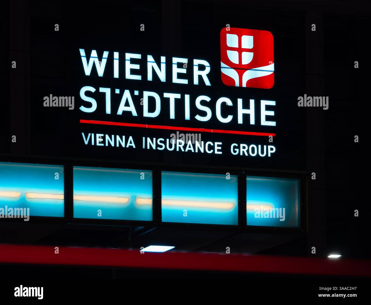 Innsbruck, Austria - March 20, 2025: Wiener Stadtische Versicherung AG ...