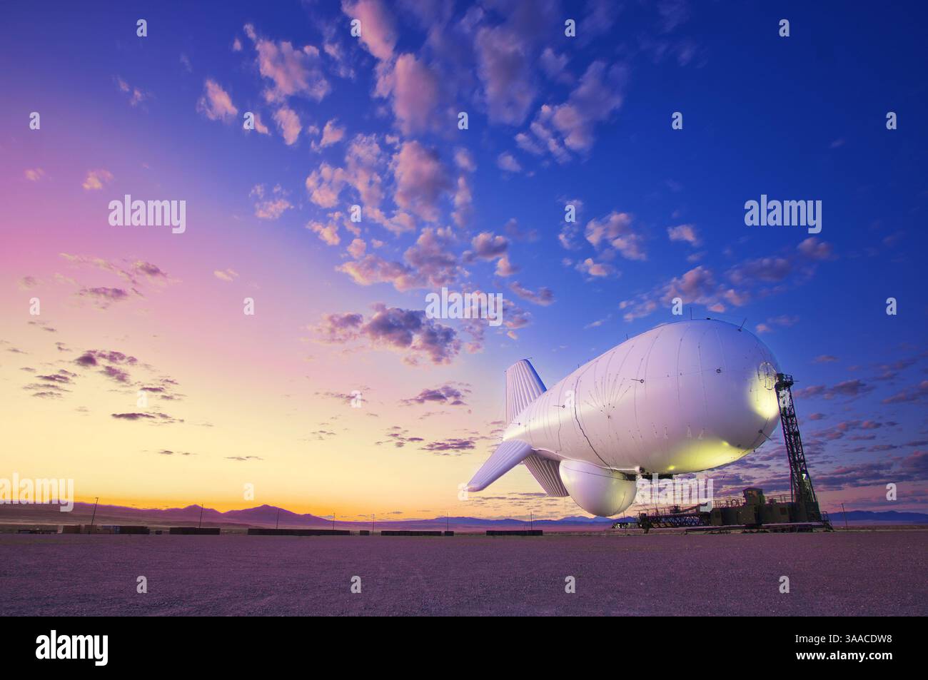Oct. 28, 2015 - (File Photo) - A US military blimp has broken loose and ...