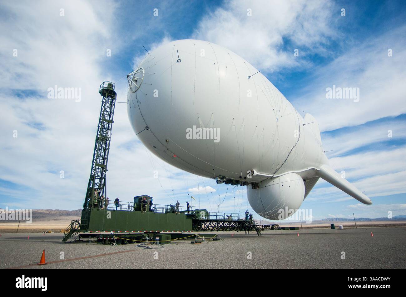 Oct. 28, 2015 - (File Photo) - A US military blimp has broken loose and ...