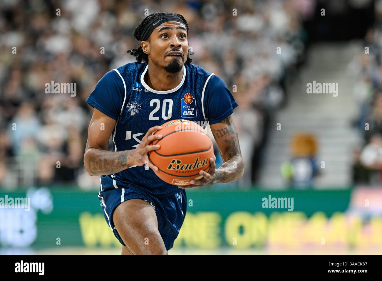 Heidelberg, Germany. 31st Mar, 2025. Basketball: Bundesliga, MLP ...