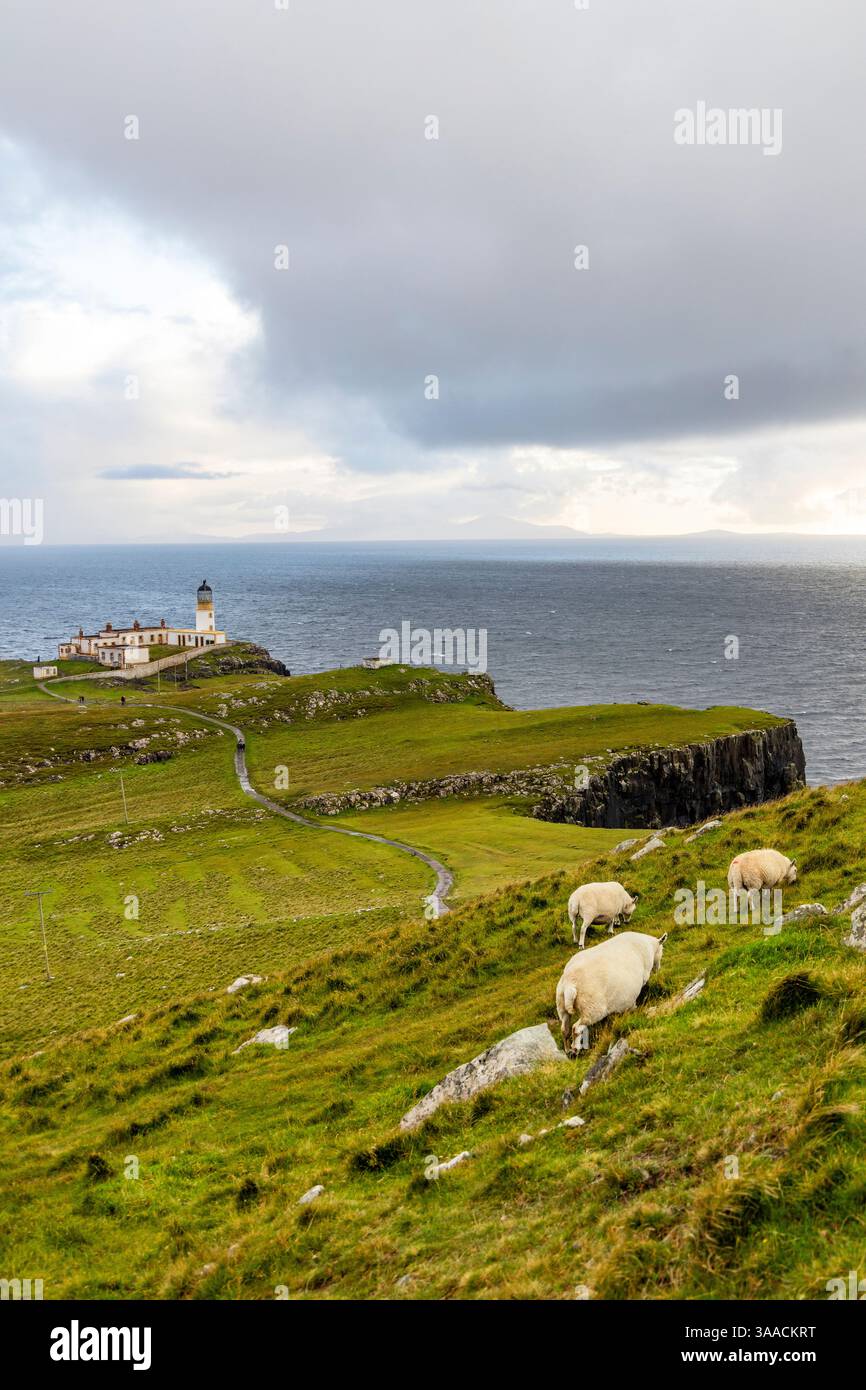 Neist Point at sunset is a breathtaking sight—its lighthouse stands ...