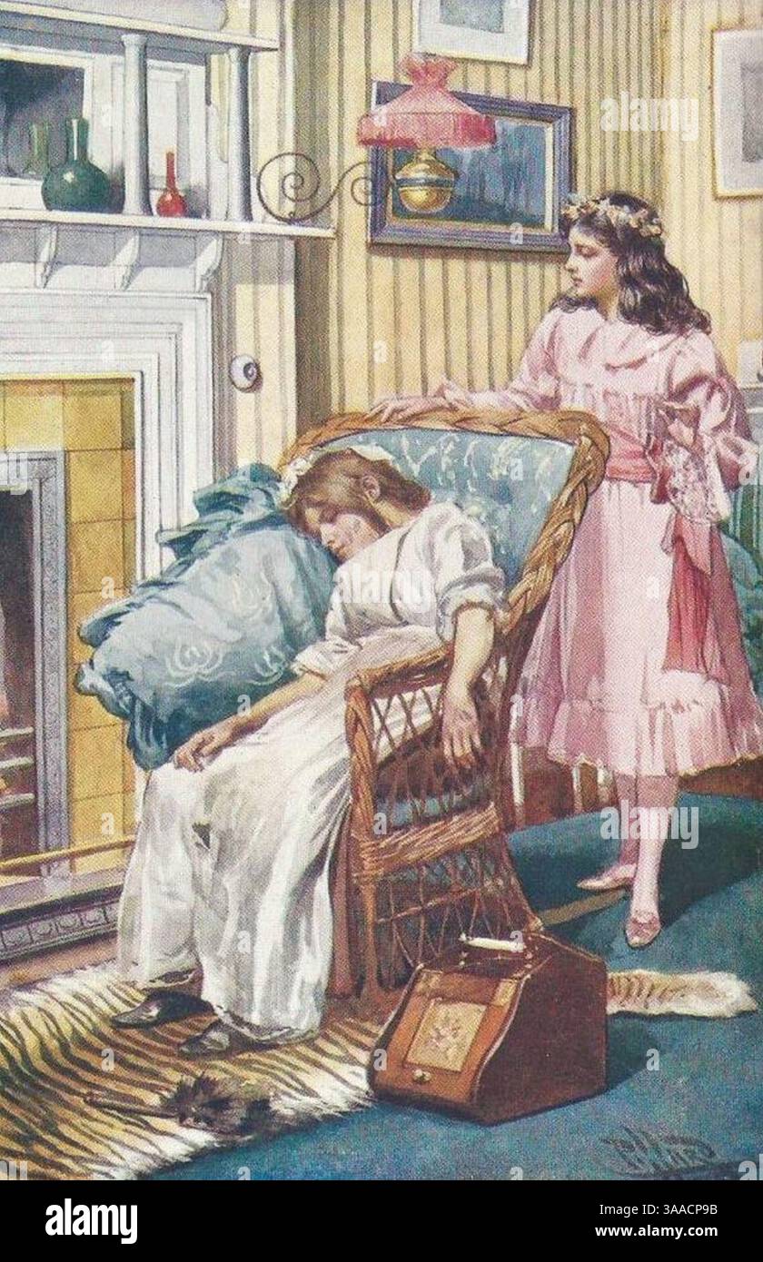 Illustration of Sara Crewe (right) and Becky (left) in A Little ...