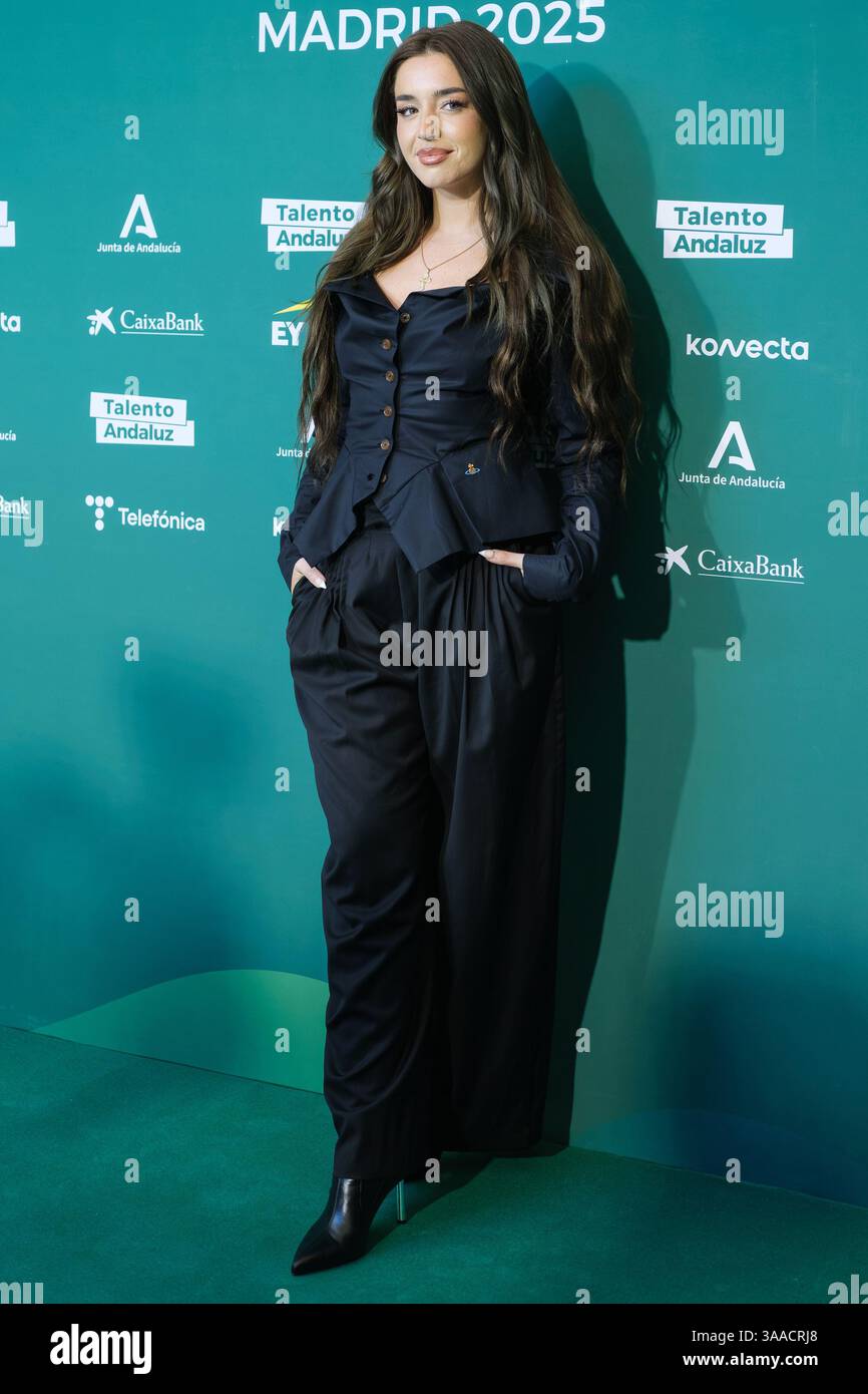 Singer Lola Indigo during at the Andalusian Talent Awards 2025 ceremony ...