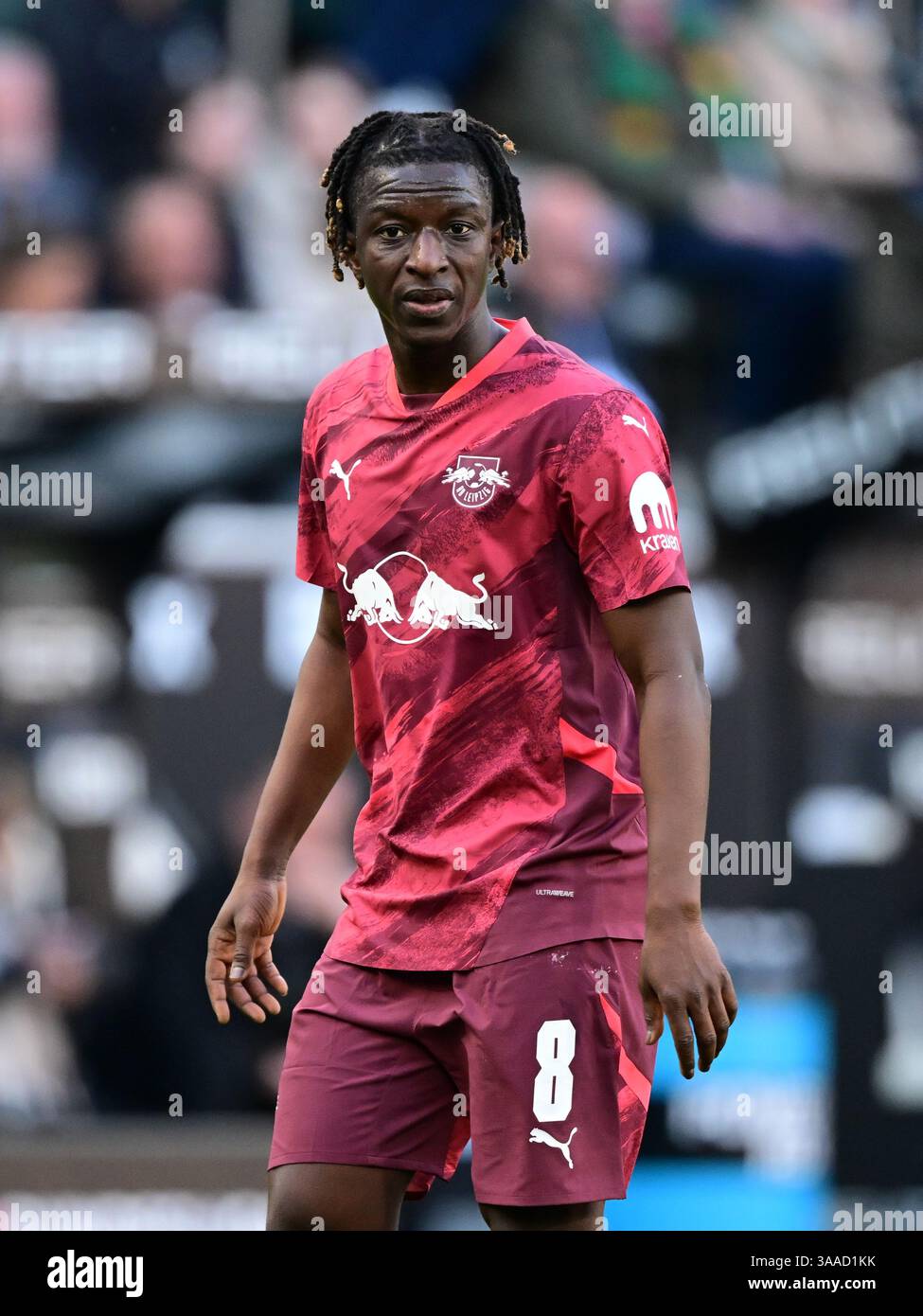 MONCHENGLADBACH - Amadou Haidara of RB Leipzig during the Bundesliga ...