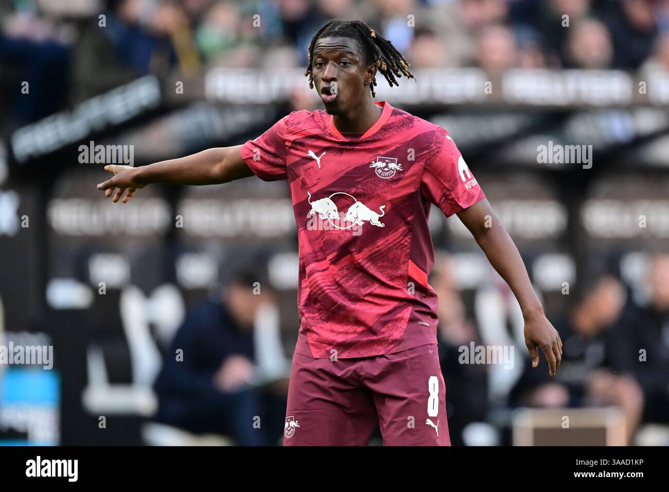 MONCHENGLADBACH - Amadou Haidara of RB Leipzig during the Bundesliga ...