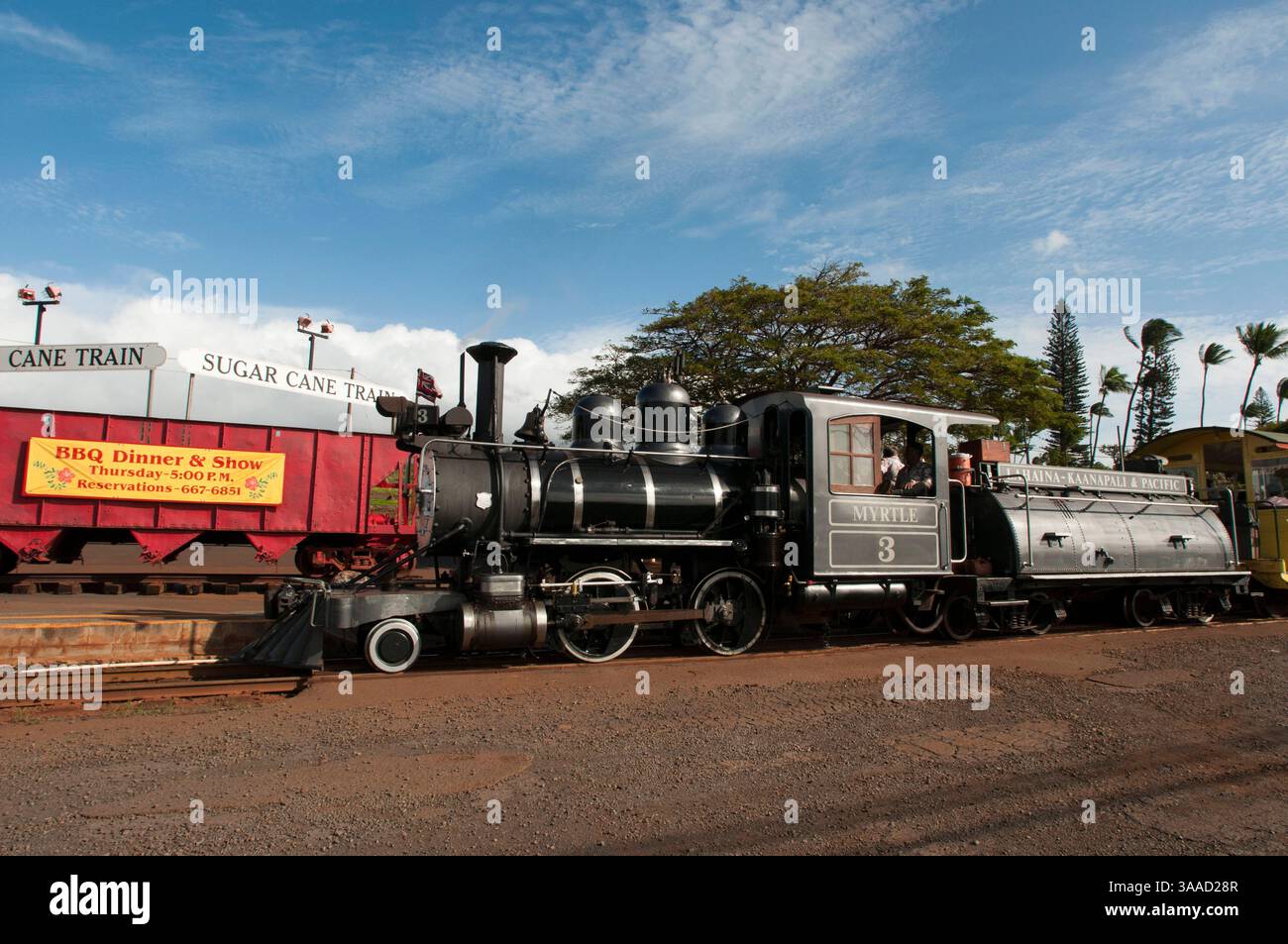 Lahaina sugar cane train maui hi-res stock photography and images - Alamy