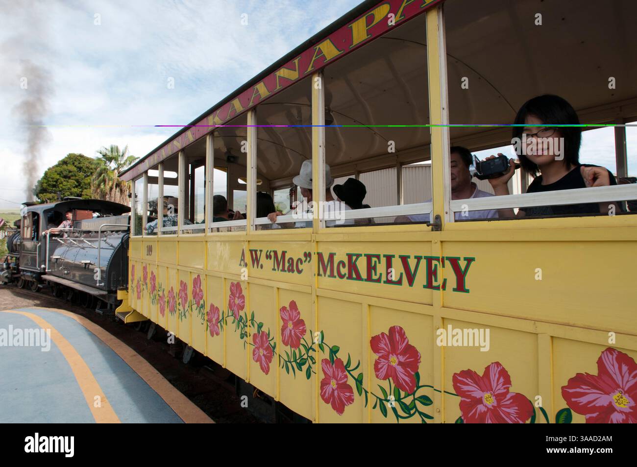 Lahaina sugar cane train maui hi-res stock photography and images - Alamy
