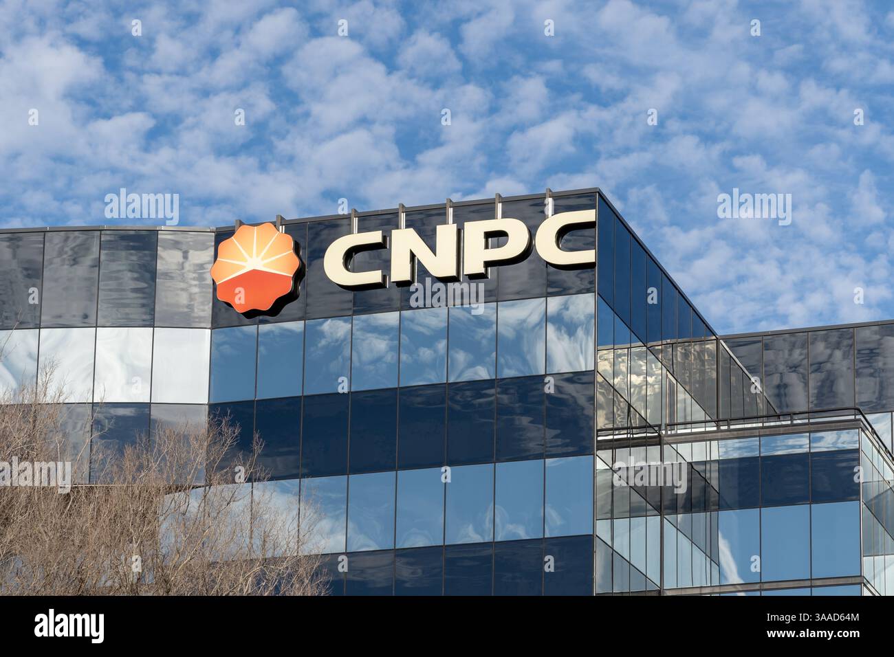 Houston, Texas, USA - March 2, 2022: The China National Petroleum ...