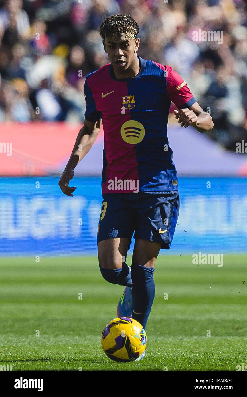 Barcelona, Germany. 30th Mar, 2025. Fussball La Liga 29. Spieltag FC ...