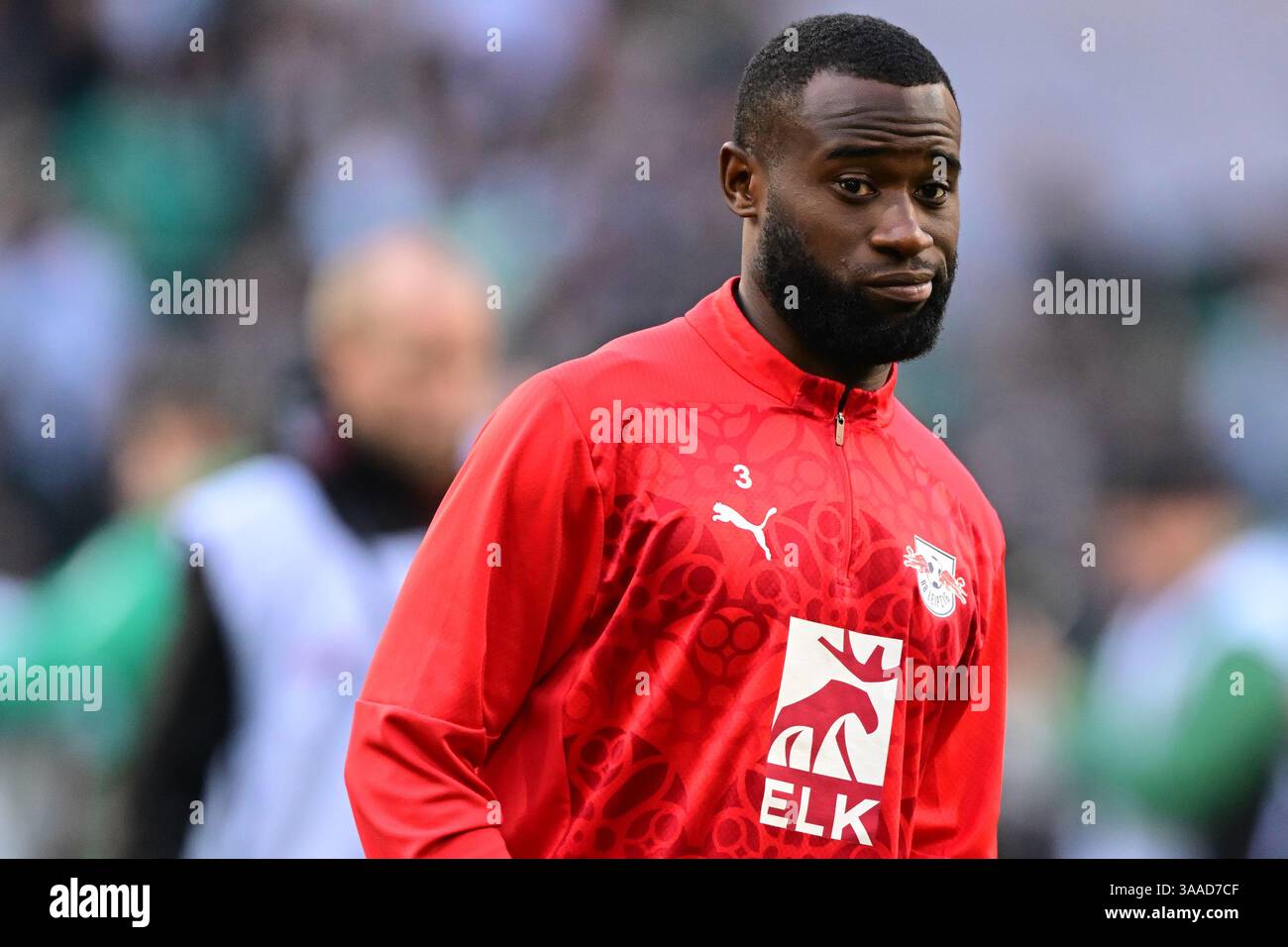 MONCHENGLADBACH - Lutsharel Geertruida of RB Leipzig during the ...